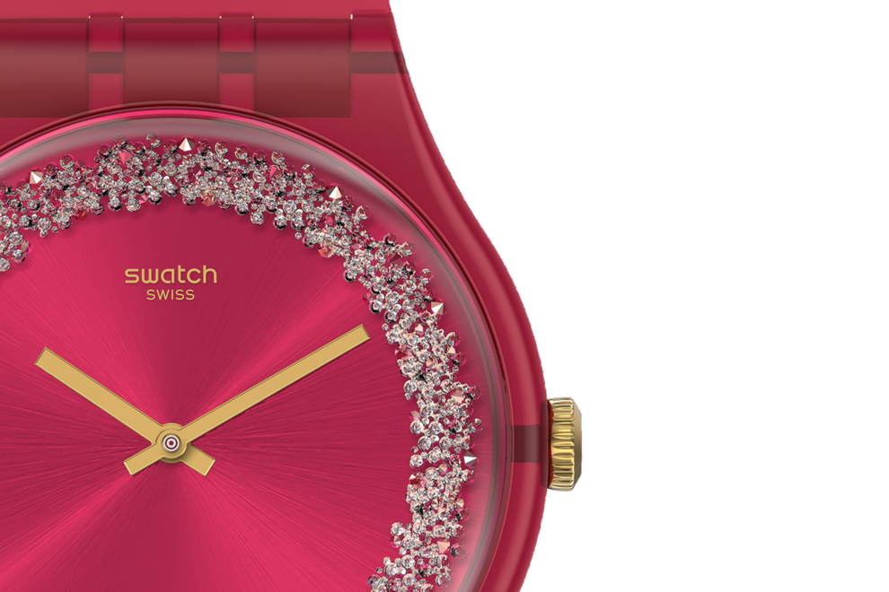 Comprar relojes para mujer | Reloj Swatch Essentals Ruby Rings | Envío ...